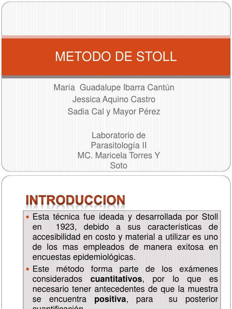Metodo de Stoll | PDF | Anatomia animal | Naturaleza