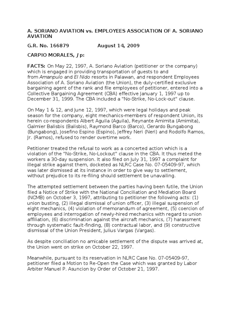 Determining the Legality of Strikes and Assessing Individual Liability for Participation in ...