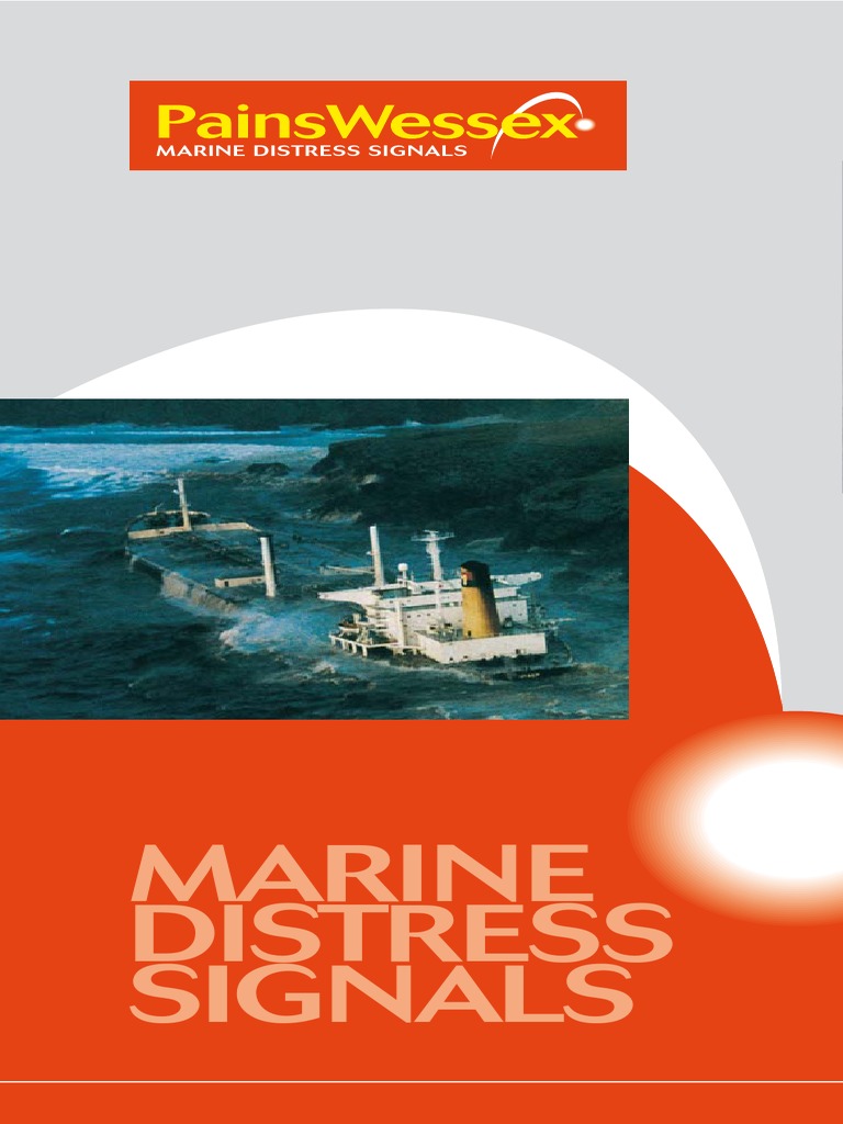 Marine Distress Signals Guide | PDF | Navies | Cartridge (Firearms)