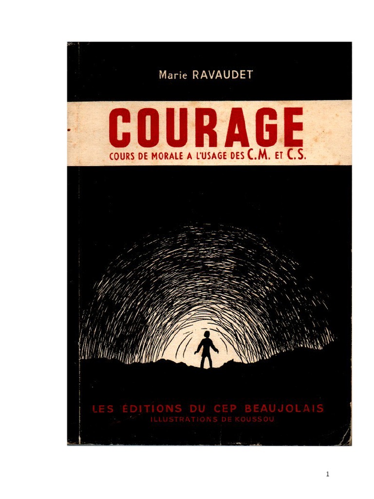 Morale (La) CM1-CM2-CS Courage Marie Ravaudet | PDF | Instinct | Conscience
