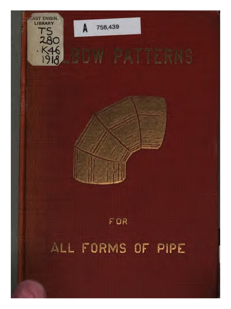 Elbow Patterns For All Forms of Pipe - Fred Smith Kidder | PDF ...