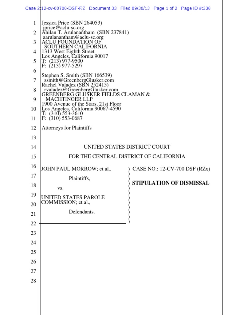 Stipulation and Settlement Agreement | PDF | Lawyer | United States ...