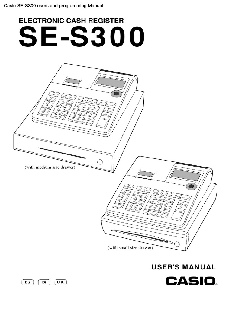 Casio SE-S300 users and programming | Money | Prices
