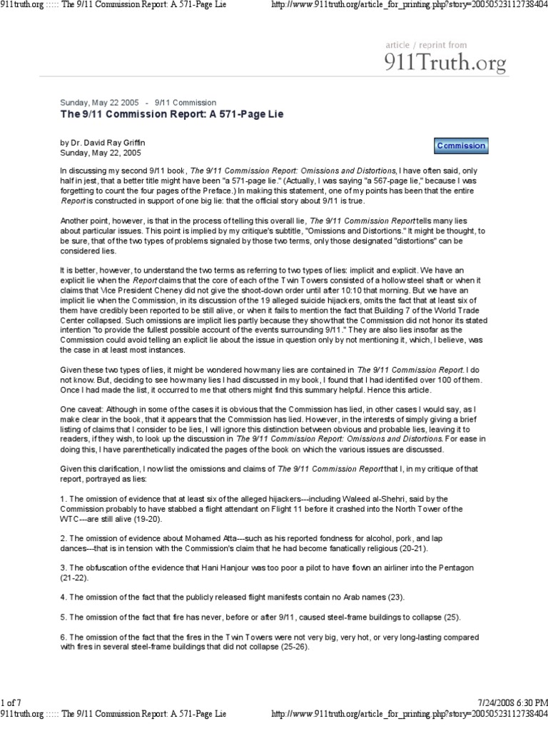 9 11 Truth | PDF | American Airlines Flight 77 | September 11 Attacks