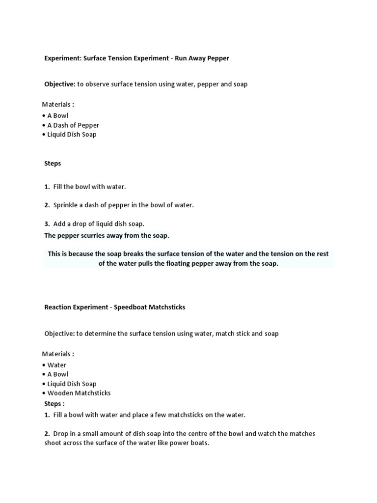 Experiment | PDF | Density | Buoyancy