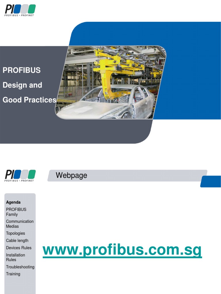 03 PROFIBUS Design Good Practices | PDF | Network Topology | Cable