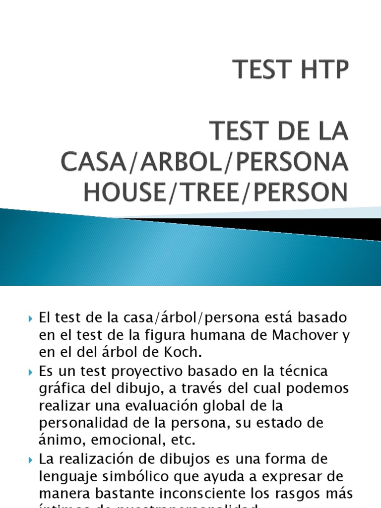 Test Casa-Árbol-Persona: Guía y Análisis | PDF