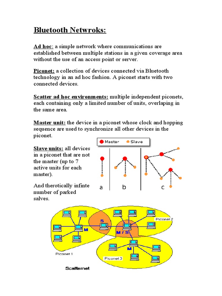 An Overview of Bluetooth Network Topologies, Connection Establishment ...