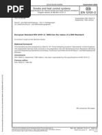 EN 12101-2:2003 Smoke Control Standard | PDF