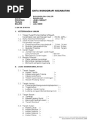 Format Profil Desa | PDF