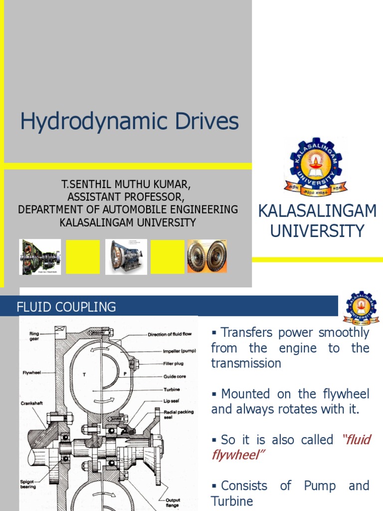 Understanding Hydrodynamic Drives | PDF | Transmission (Mechanics ...