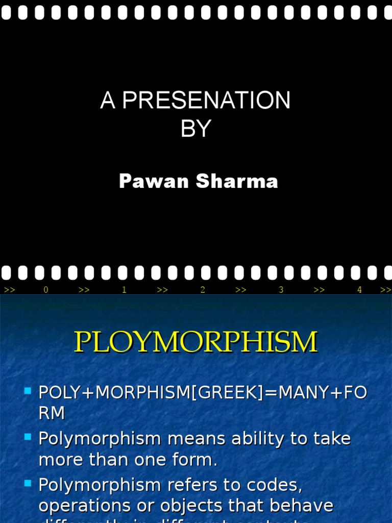 Polymorphism Concept Pdf Class Computer Programming Inheritance Object Oriented