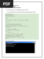 Struktur Kondisi Switch Case Dalam Bahasa C | PDF