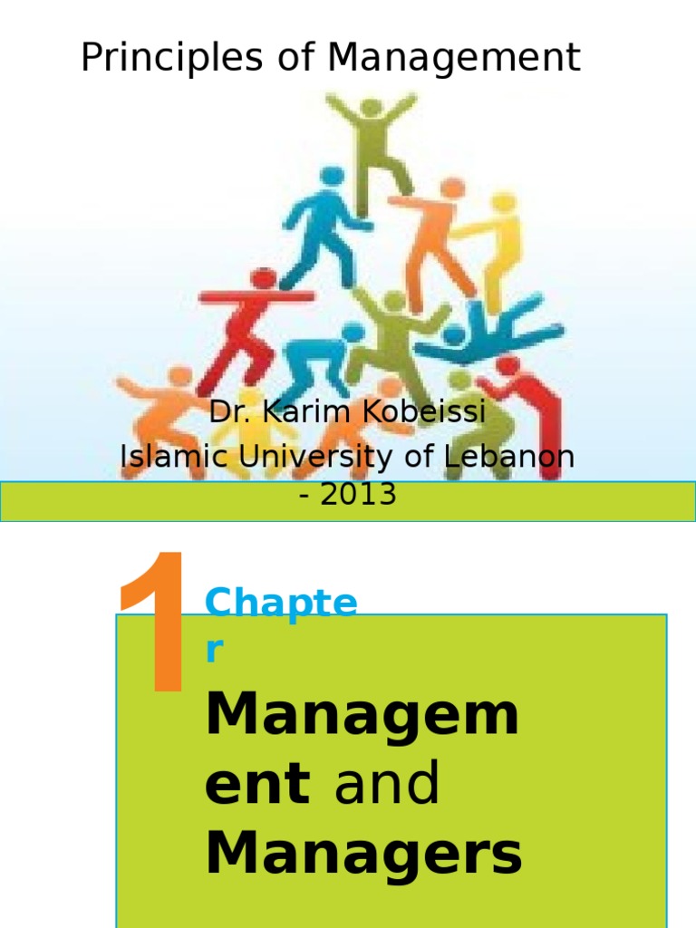 Principles of Management Chapter 1 | PDF | Innovation | Employment