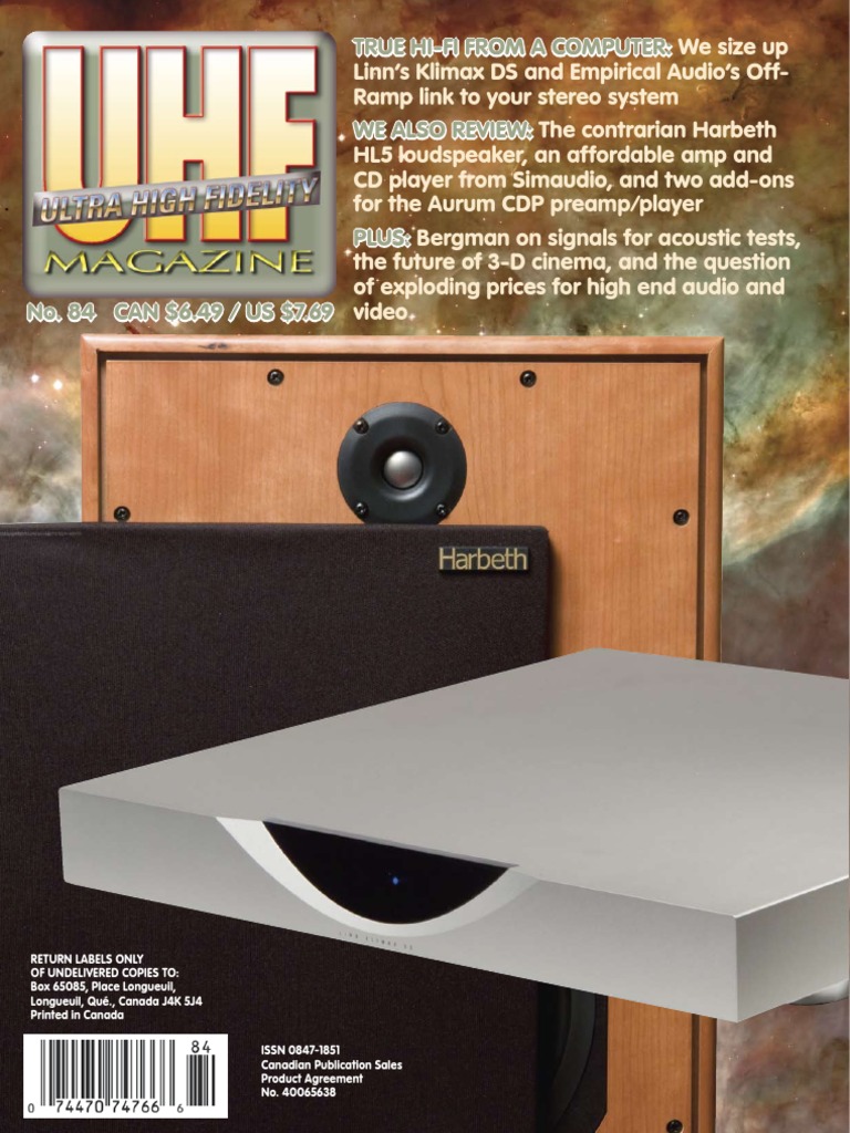 True Hi Fi From A Computer We Size | PDF | Loudspeaker | Lp Record