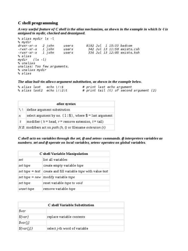 Shell Symbol Meaning | PDF | Computer Programming | Areas Of Computer Science