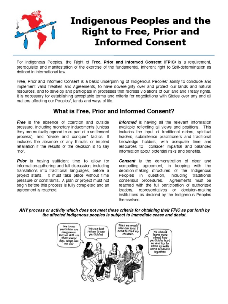 Indigenous Peoples and The Right To Free, Prior and Informed Consent ...