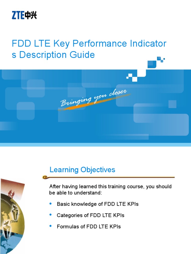 10 FDD LTE Key Performance Indicators Description Guide PDF | PDF | Lte (Telecommunication ...