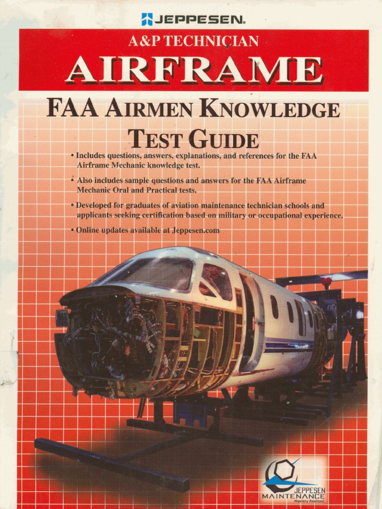 A&P Technician Airframe Faa Airmen Knowledge Test Guide | PDF | Flight ...