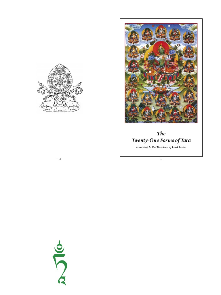 The Twenty-One Forms of Tara | PDF