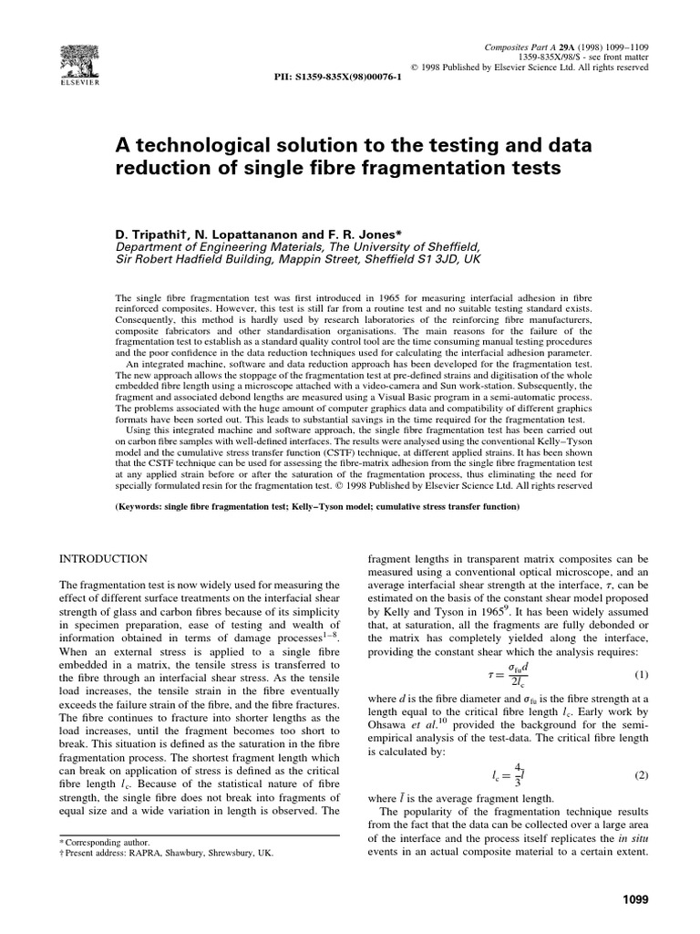 An Integrated Technological Approach to Standardizing the Single Fiber ...