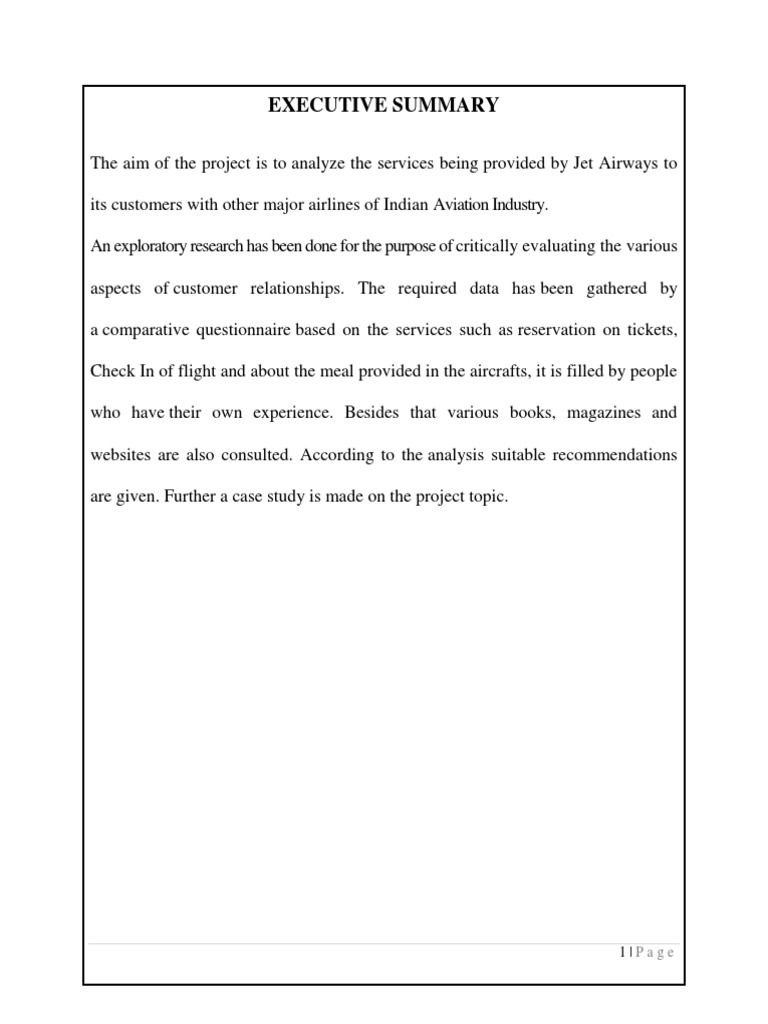 Jet Airways-Research Methodology | PDF | Airlines | Aviation