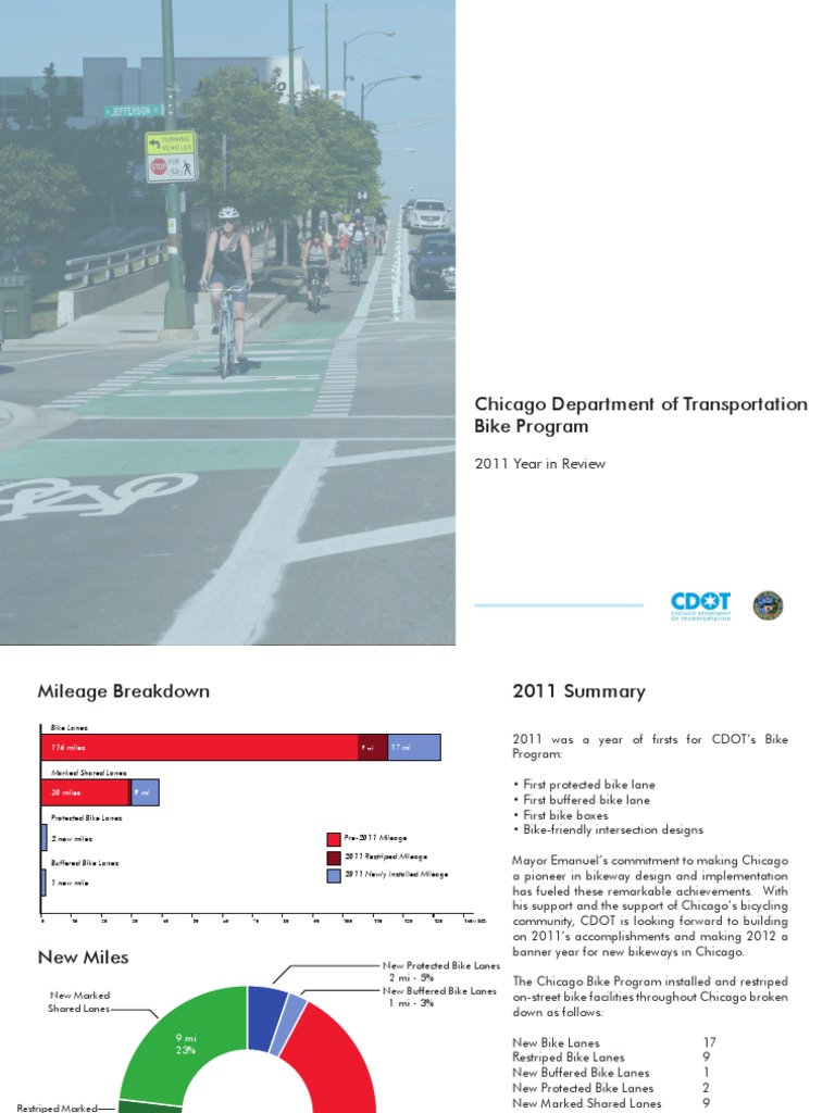 2011 Bikeways Year End Report | PDF | Cycling Infrastructure | Land ...