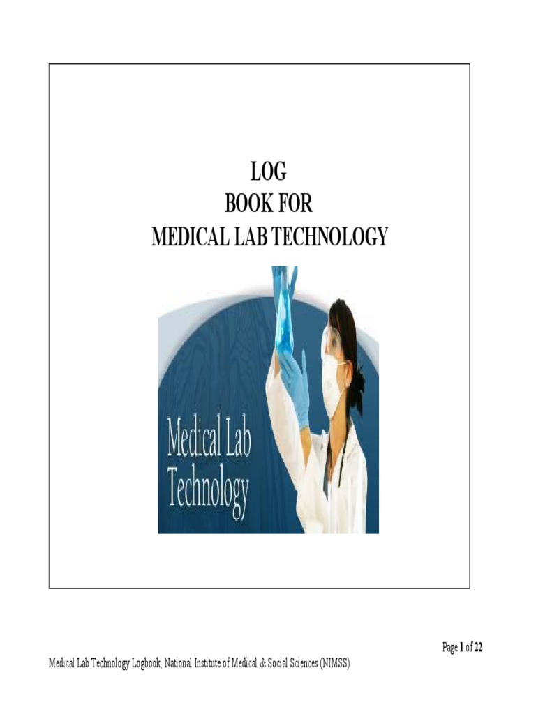 Semester 2 MLT Log Book | PDF | Medical Laboratory | Staining