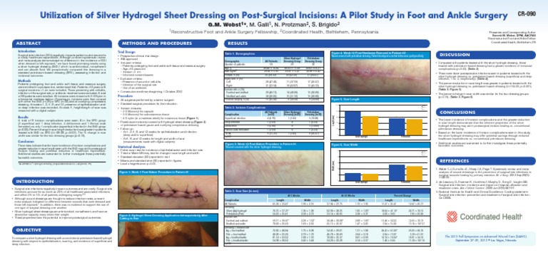 Utilization of Silver Hydrogel Sheet Dressing On Post-Surgical ...