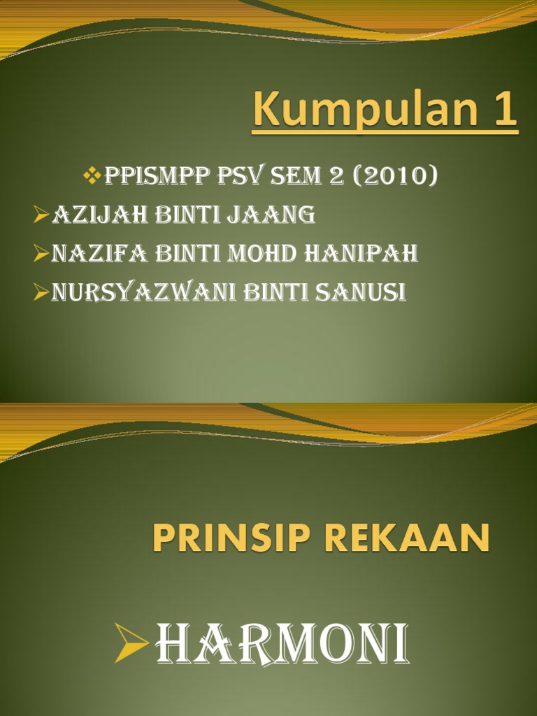 Unsur Seni Reka - Harmoni | PDF