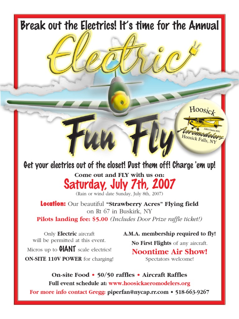 Annual Electric Aircraft Fly-In Event | PDF | Business