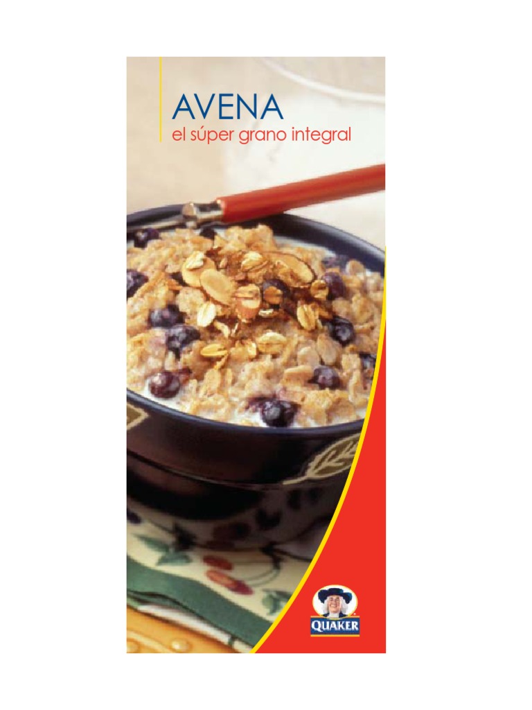 Avena Quaker | PDF | Cereales | Trigo