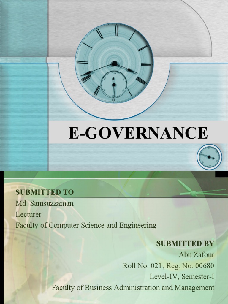 E-GOVERNANCE in Bangladesh | PDF | Government | Public Sphere