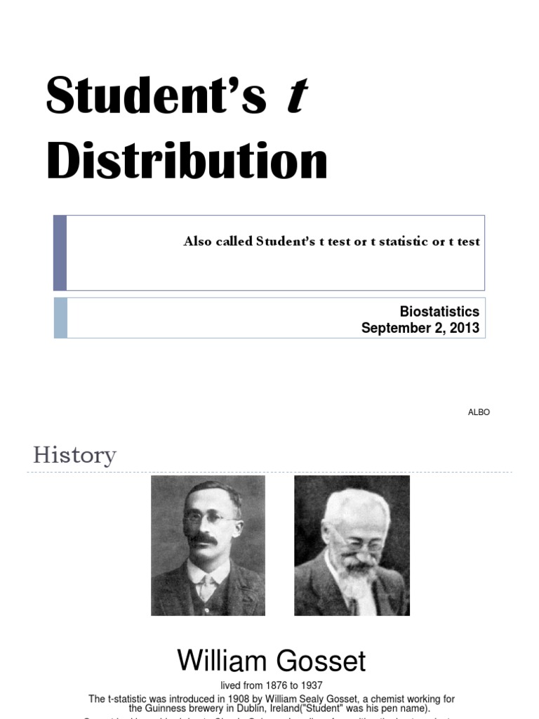 Student - S T Distribution | PDF | Student's T Test | Data Collection