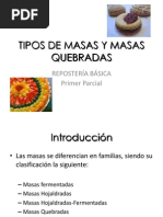Que Son Las Masas Quebradas y Como Se Clasifican | PDF | Cocina | Cocinando