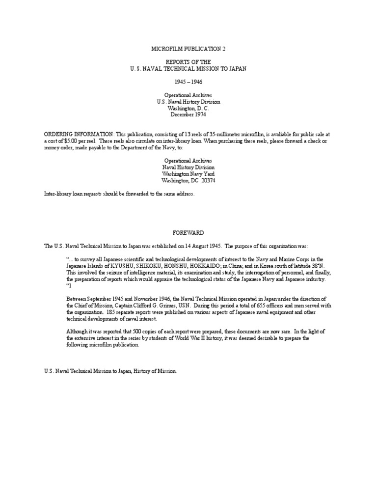 USNTMJ Table of Contents | PDF | United States Navy | Torpedo