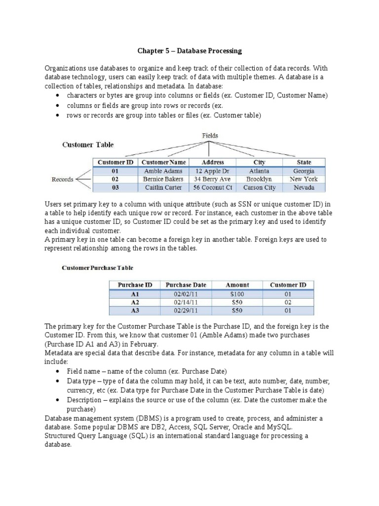 Database Processing Organizations | PDF | Databases | Data Model