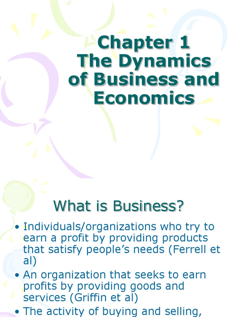 An Introduction to Business Concepts, Economic Systems, and the ...