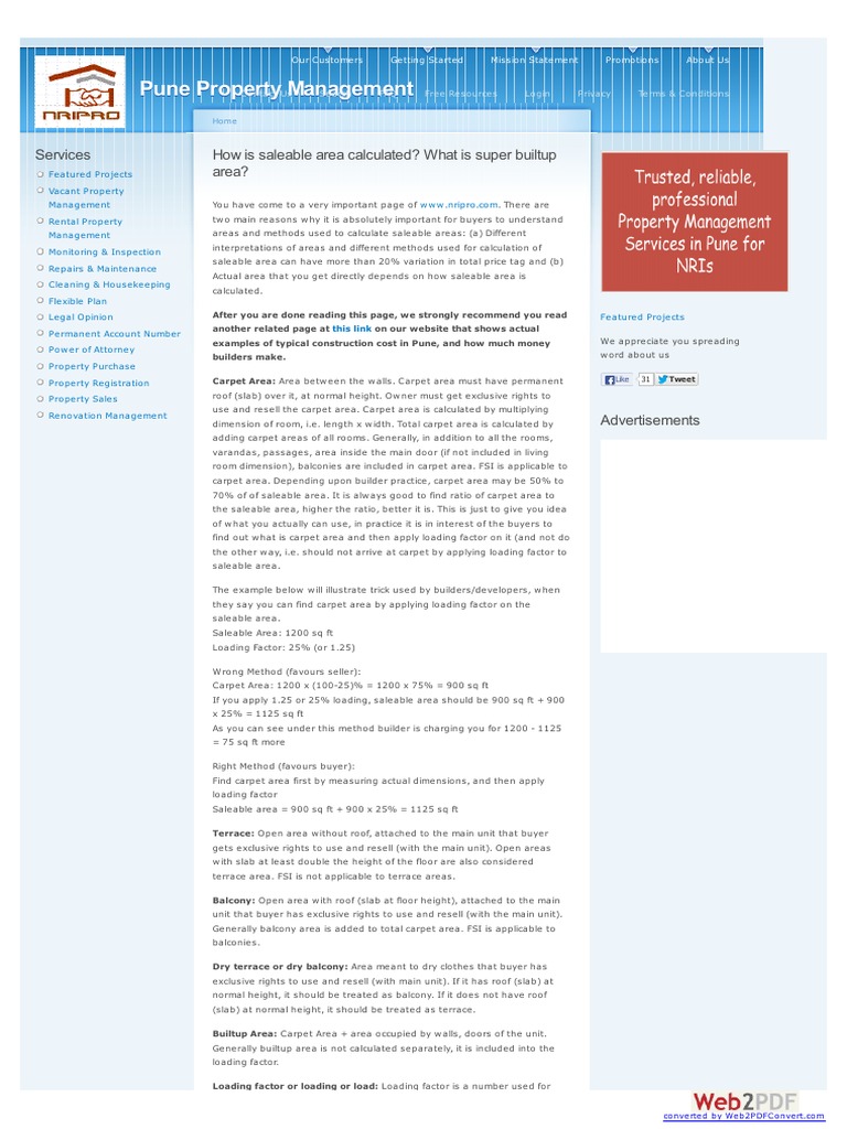Saleable Area Calculation | PDF | Stairs | Elevator