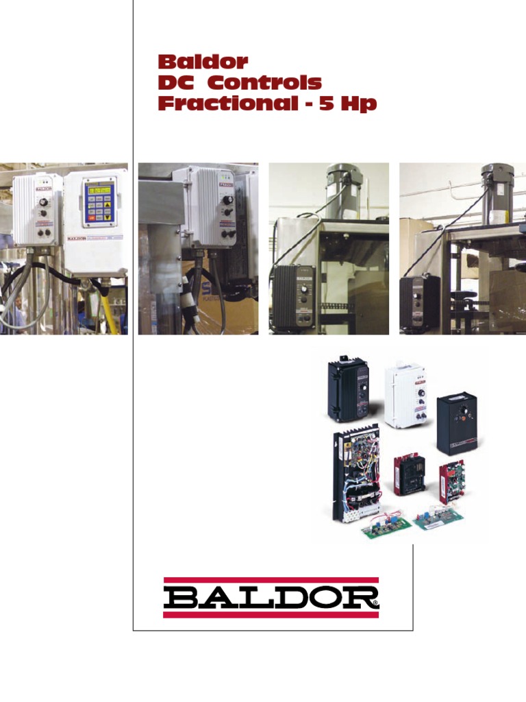 Baldor DC Controls Fractional - 5 HP | PDF | Switch | Resistor