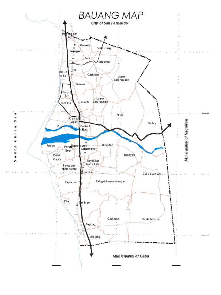 Bauang Map | PDF