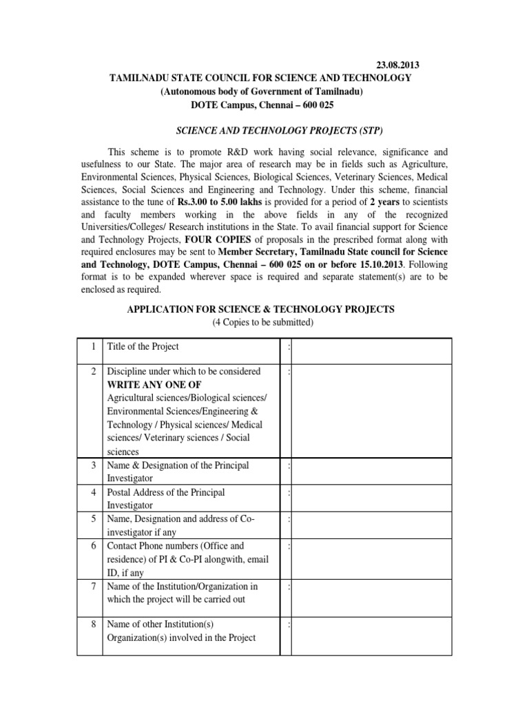 TNSCST Project | PDF | Science | Inquiry