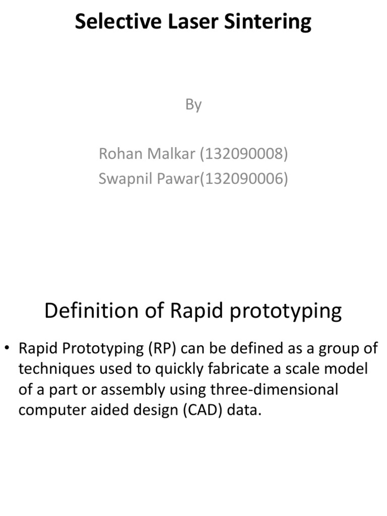 Selective Laser Sintering | PDF | Building Engineering | Manmade Materials