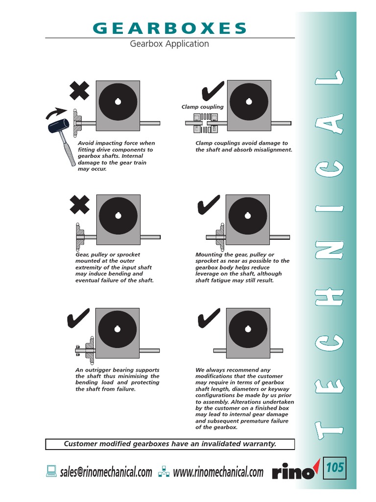 Gearboxes: Gearbox Application | Download Free PDF | Gear | Bearing ...