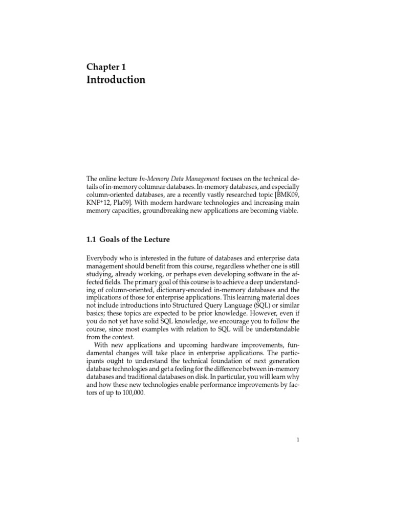 1 Introduction | PDF | Parallel Computing | Databases