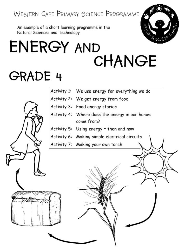 Energy and Change (Grade 4 English) | PDF | Flashlight | Electricity