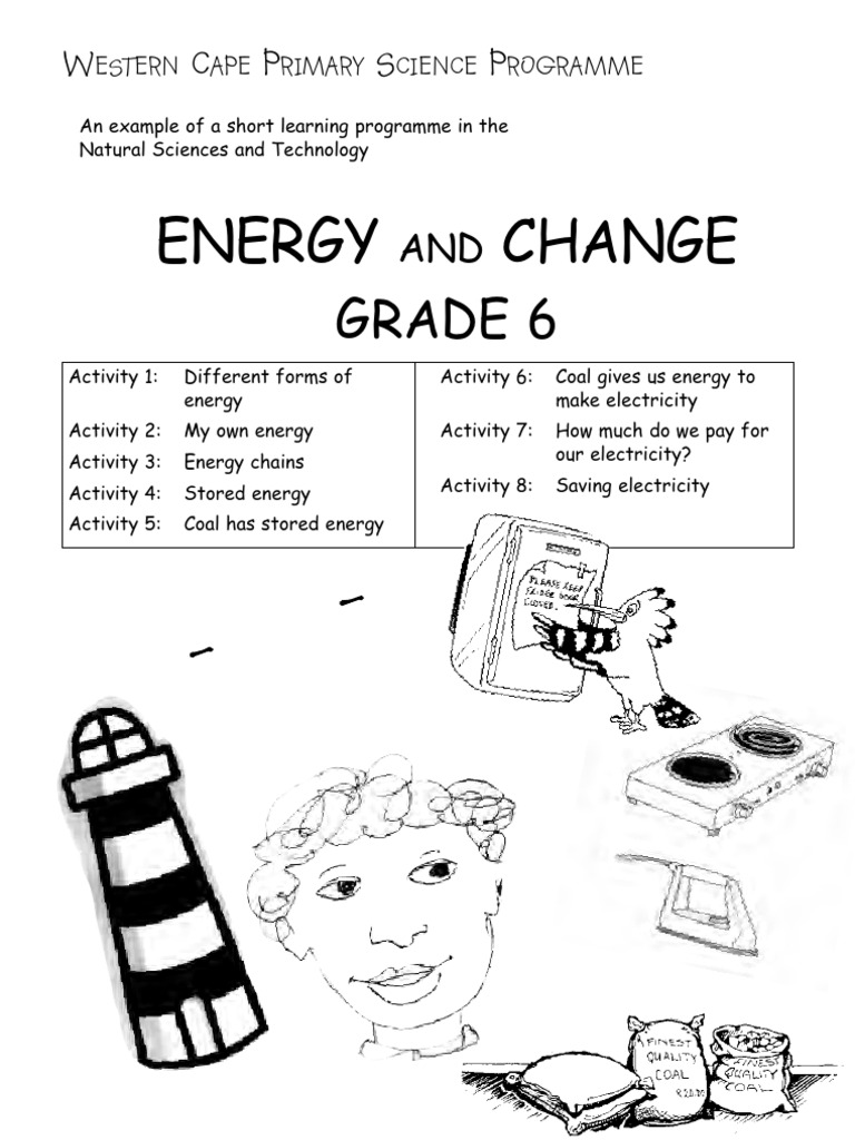 Energy and Change (Grade 6 English) | Download Free PDF | Power Station ...