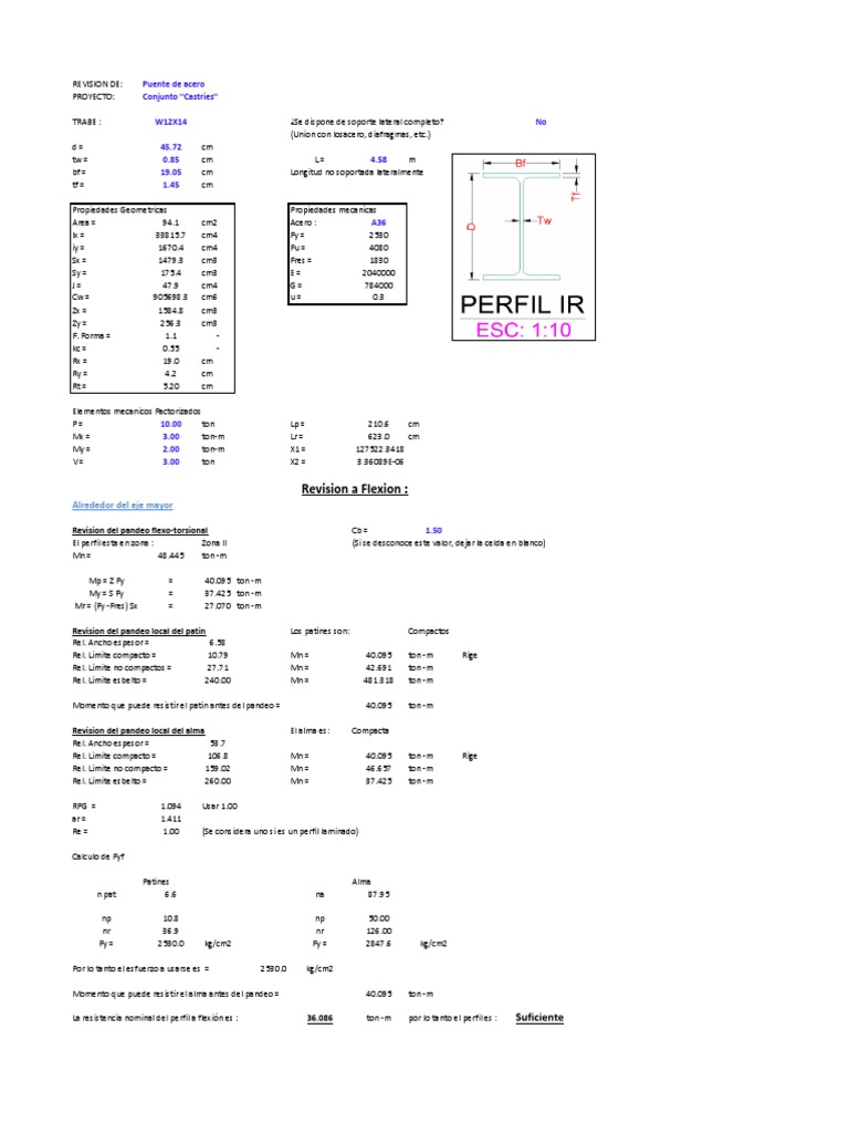 Columnas Perfil IPR LRFD | PDF | Métodos y materiales de enseñanza