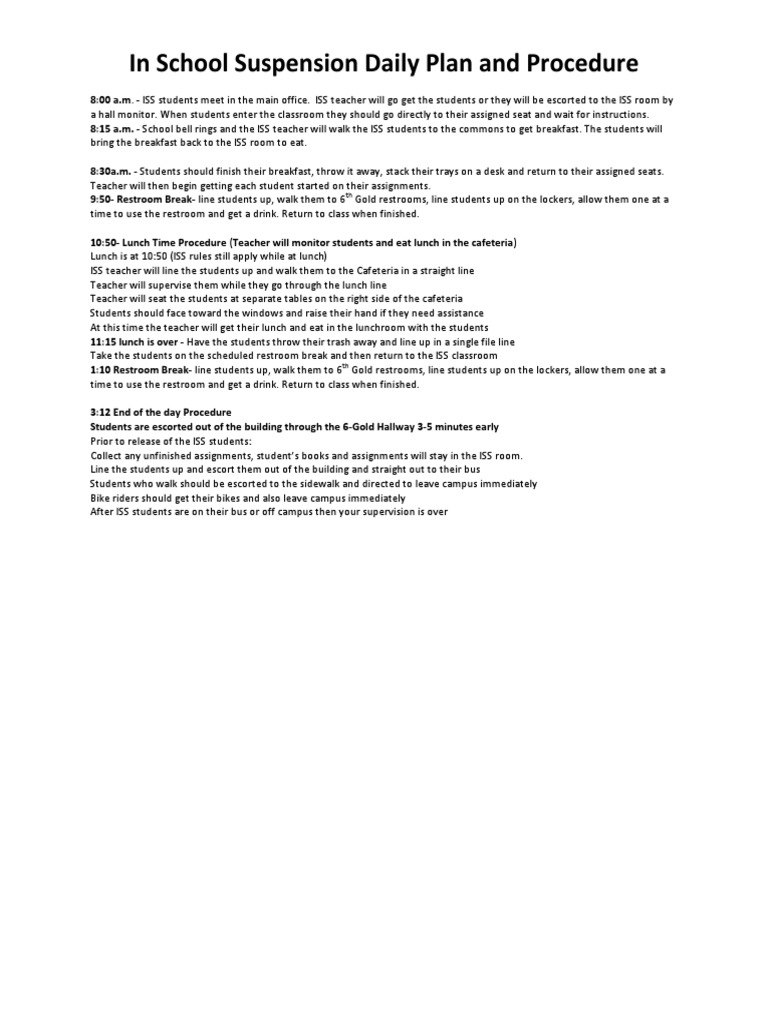 Iss Daily Procedure For Website | PDF
