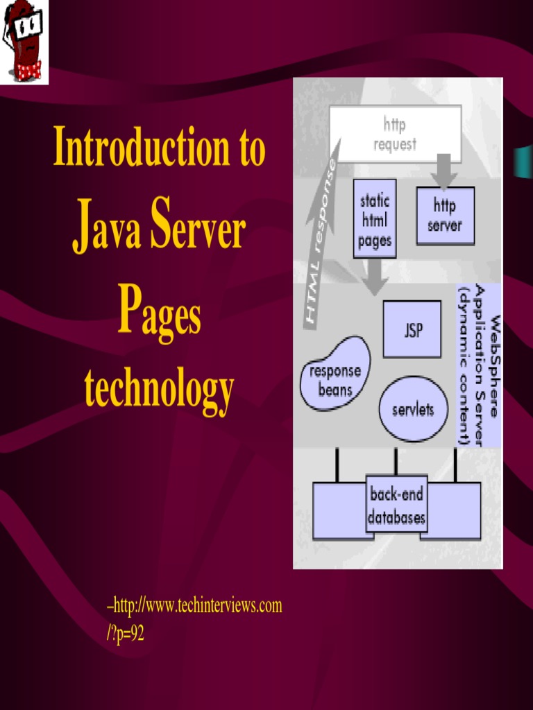 Introduction To Ava Erver Ages Technology | PDF | Java Server Pages | Java Servlet